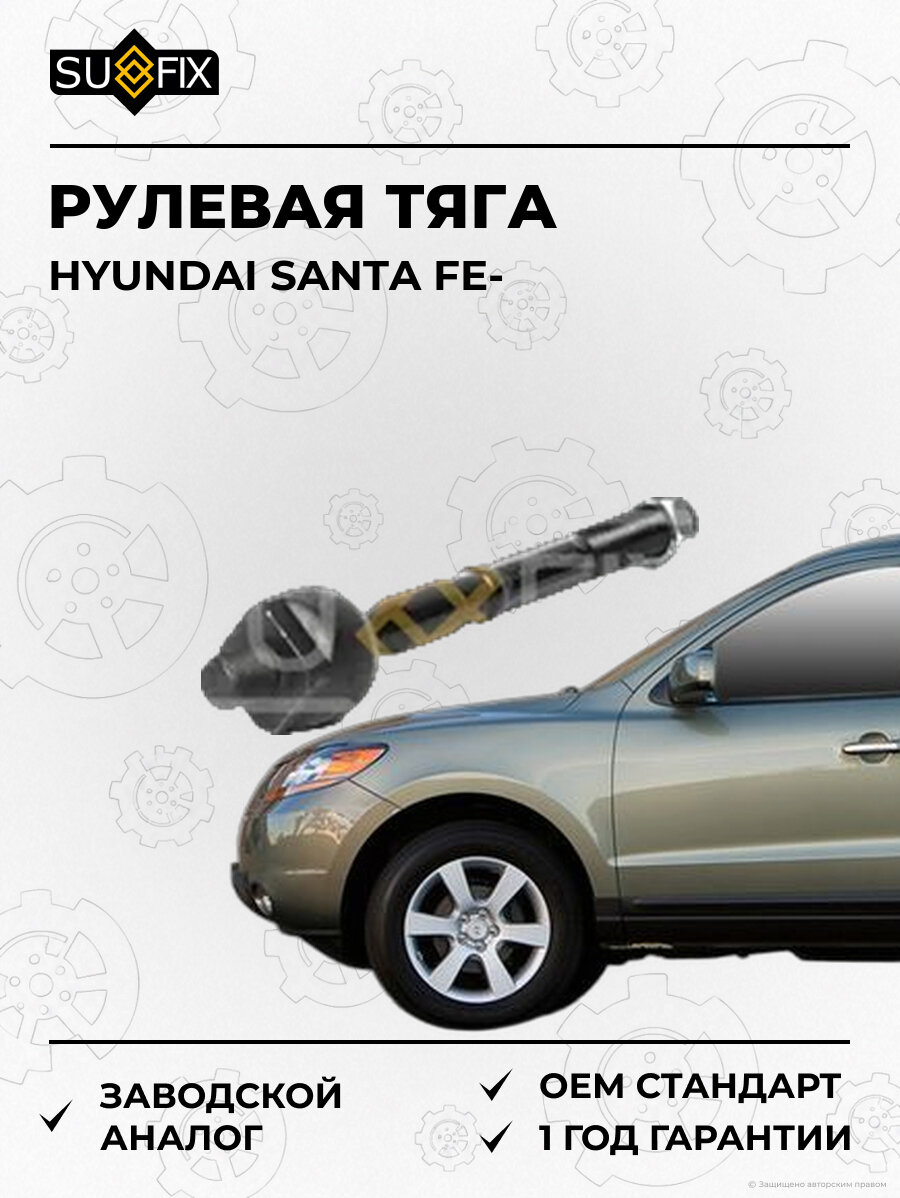Рулевая тяга SUFIX SD1087 Хендай SANTA FE HYUNDAI SANTA FE