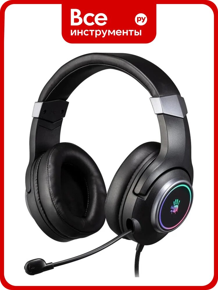 Наушники с микрофоном A4TECH Bloody G350 черный 2м мониторные USB (G350 USB/ BLACK) 1431311