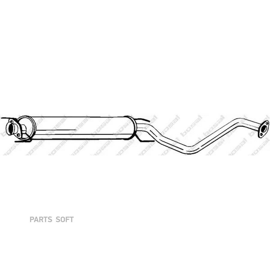Резонатор от официального дистрибьютора, BOSAL, артикул 285409