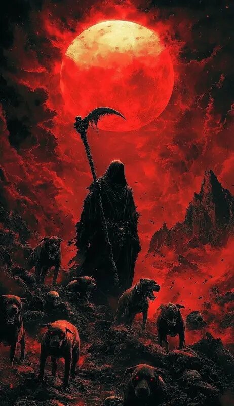 Алмазная мозаика "Ангел-дьявол/Devil angel" 40*50 см, безрамная, идеальна для дома, украшения, подарков, Рождества.