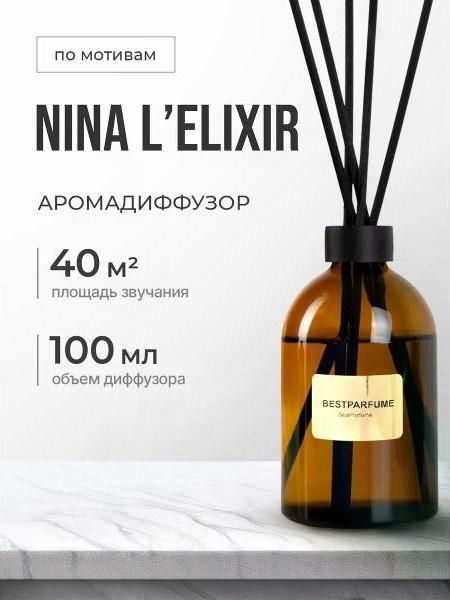 Аромадиффузор для дома БестПарфюм Nina L Elixir 100 мг