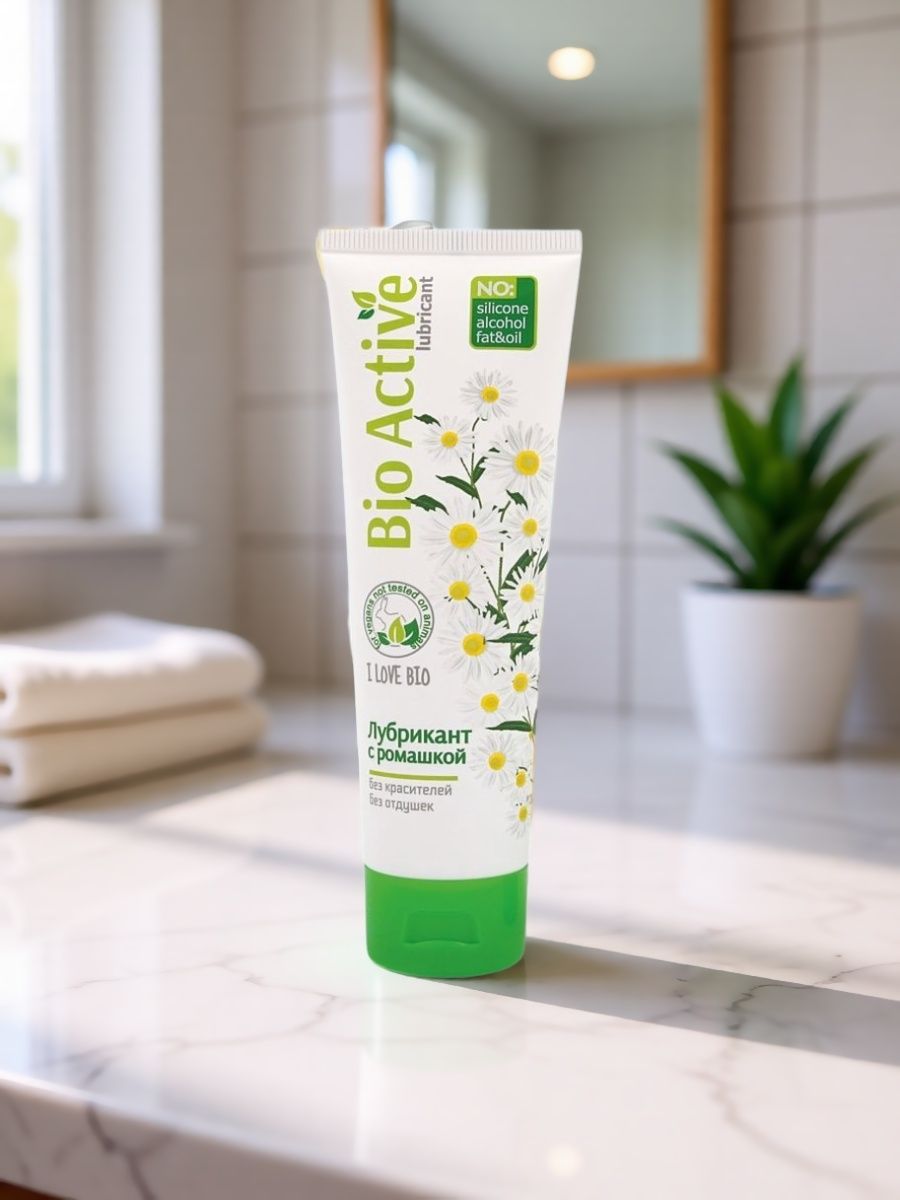 Гель-смазка Биоритм Bio Active с ромашкой и д-пантенолом, 100 г