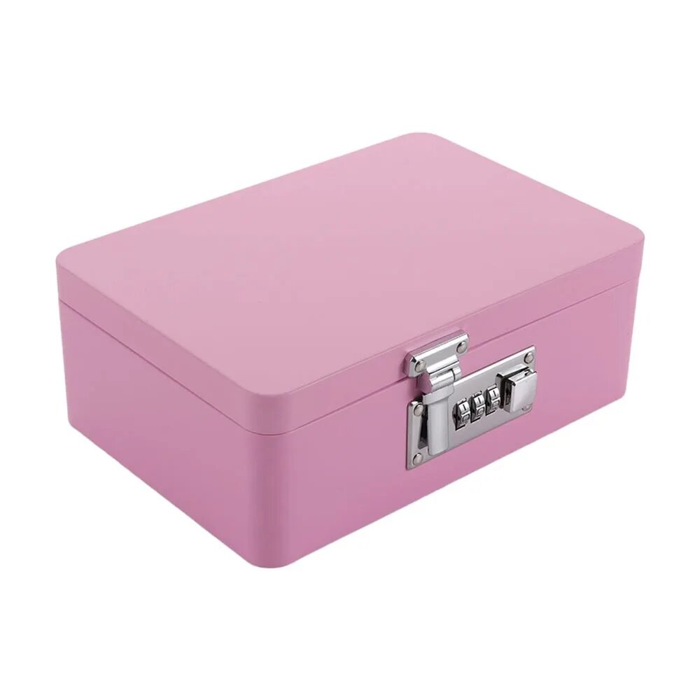 Металлический кодовый замок для хранения Pink