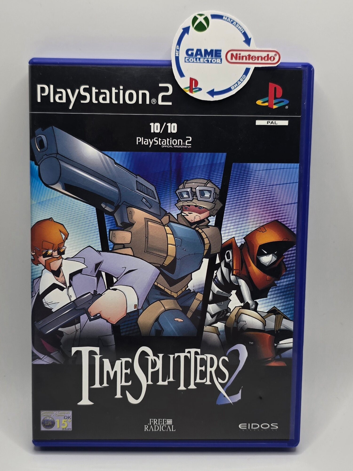 Игра Time Splitters 2 для Sony PlayStation 2 на диске (Уценка)