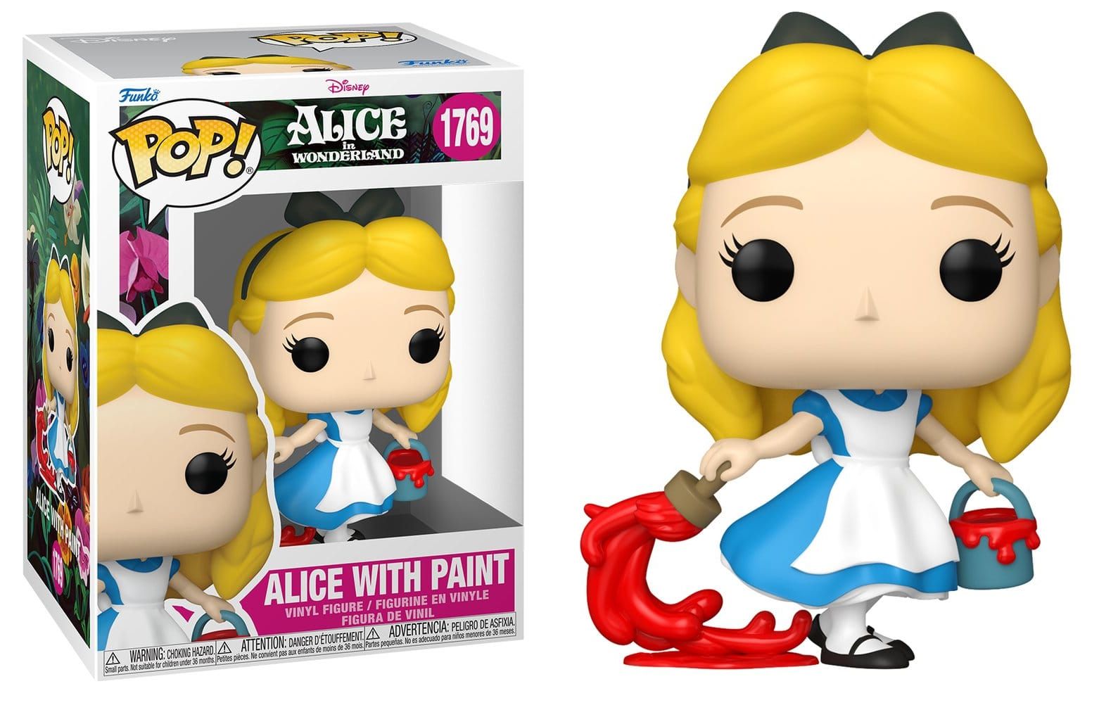 Фигурки Funko Pop Disney - Коллекционная фигурка Alice with Paint/Алиса с красками - Фанко 1769