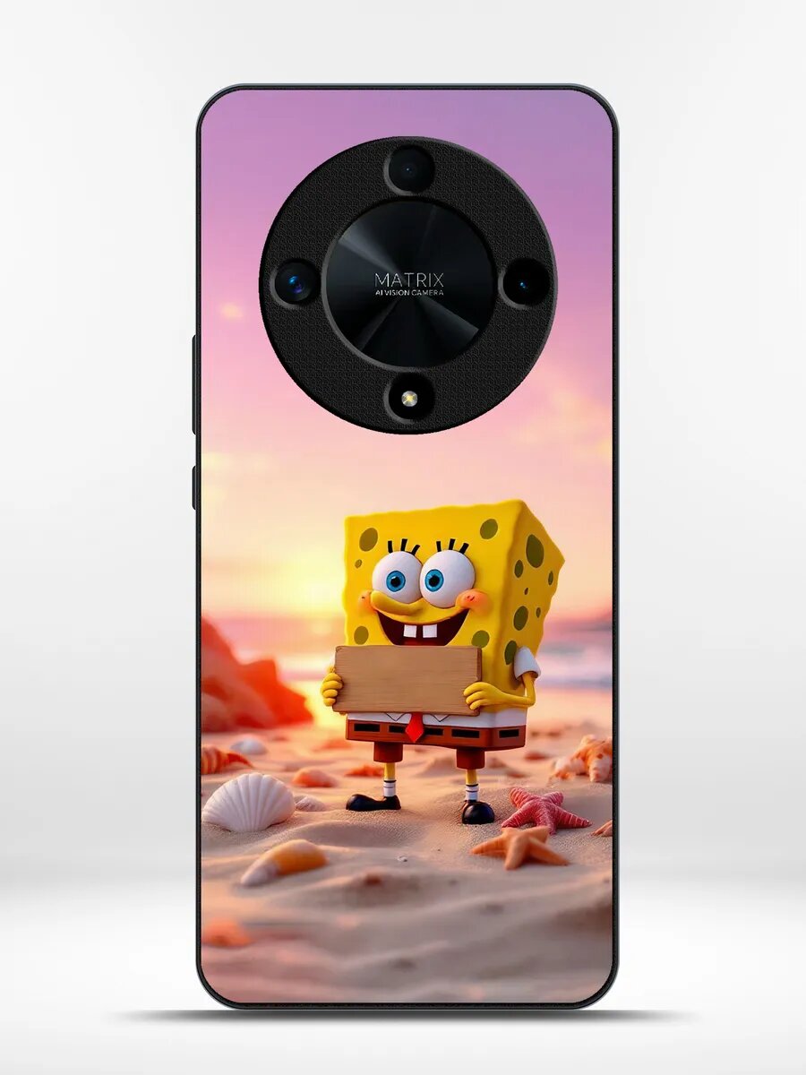 Чехол на Honor X9B губка боб