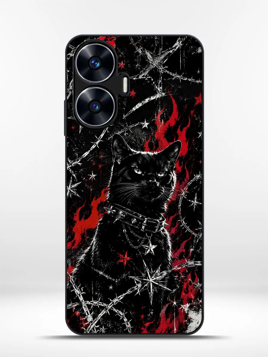 Чехол на Realme C55 Котяра