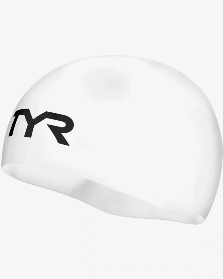 Шапочка для плавания TYR Competitor Racing Cap (100 Белый, O/S)