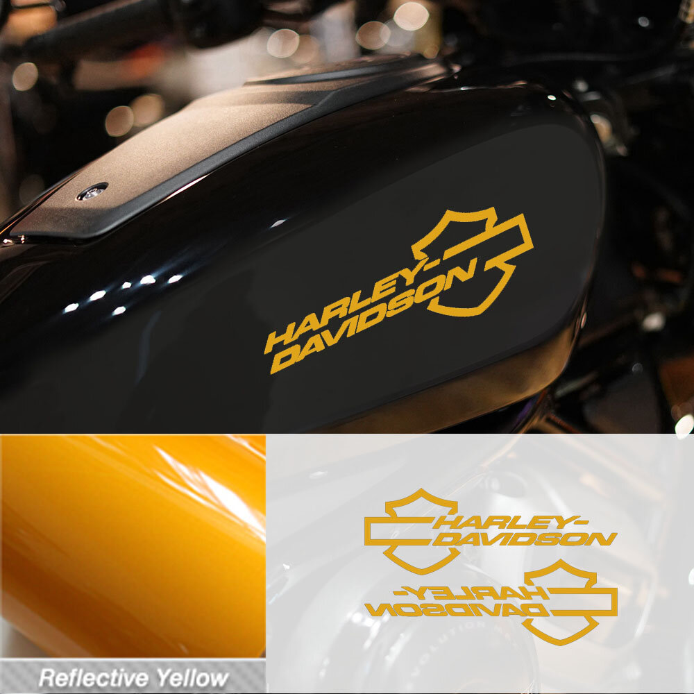 Наклейки на кузов мотоцикла Harley Davidson, аксессуар для тюнинга из виниловой пленки KK
