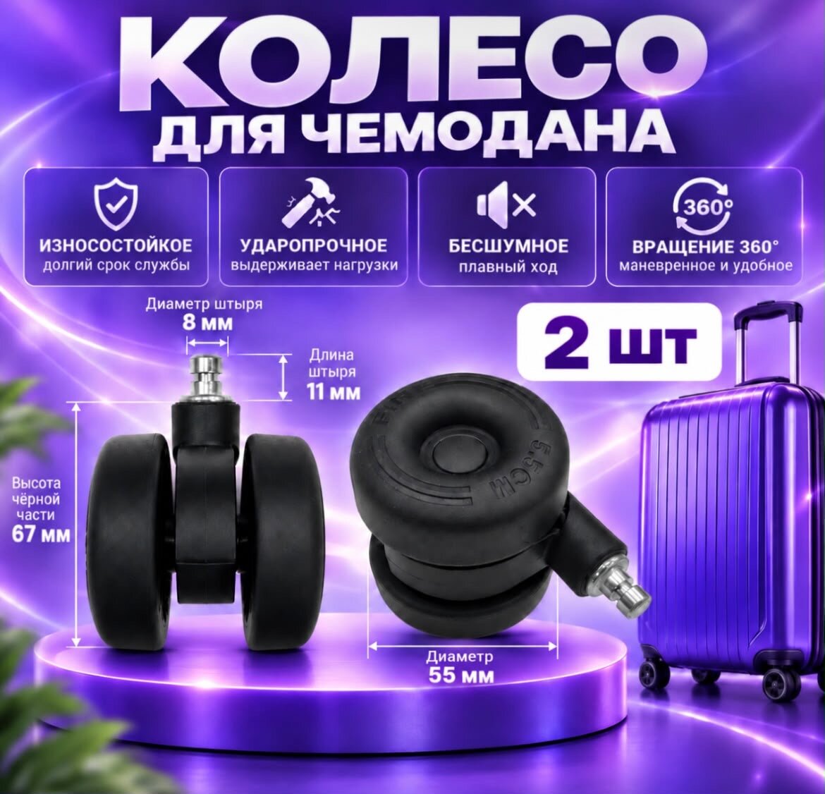 Колесо для чемодана