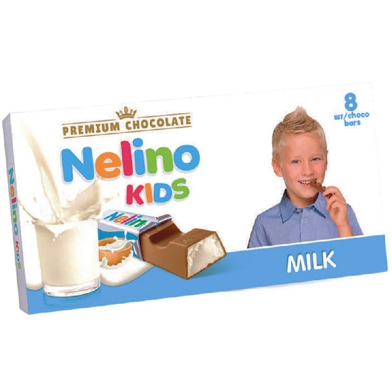 Шоколад NELLY Nelino Kids Молочный с молочной начинкой 100г
