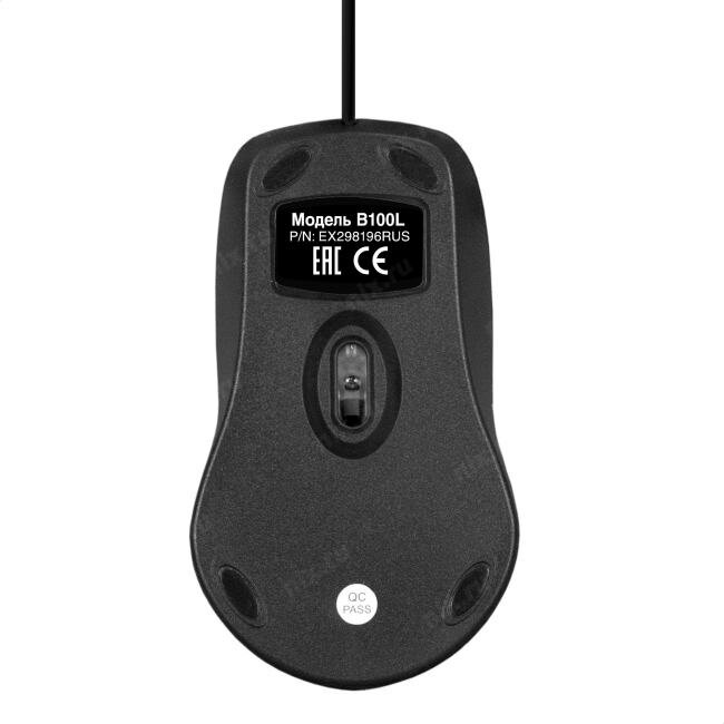 ExeGate Optical Mouse B100L (RTL) USB 3btn+Roll EX298196RUS — фото 1