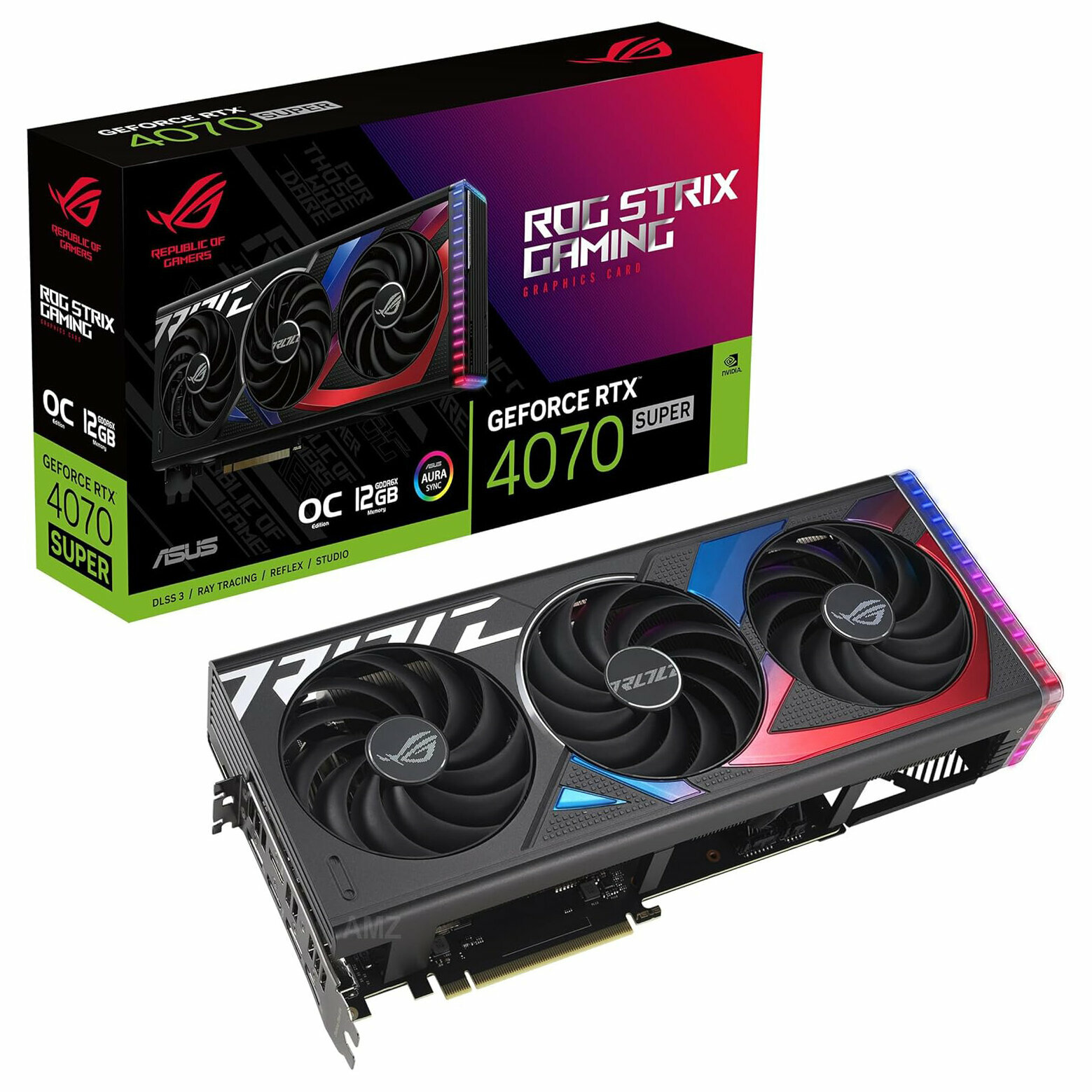 ASUS ROG Strix GeForce RTX 4070 Super OC Edition Gaming PCIe 4.0 12GB GDDR6X