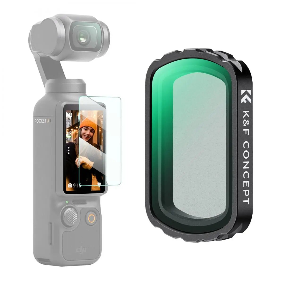 Фильтр диффузионный K&F Concept Black Diffusion для DJI Pocket 3, 4