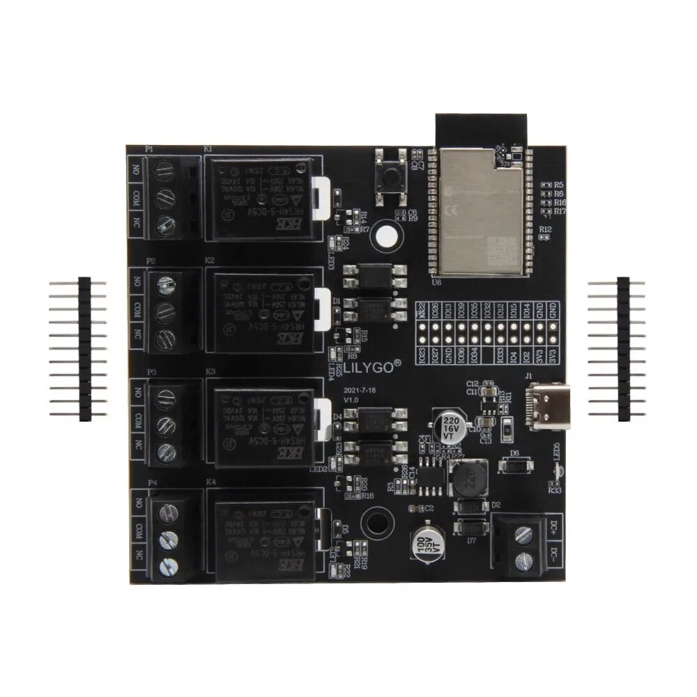 LilyGo T-Relay T-U2T 4-канальное реле 5В T-Relay