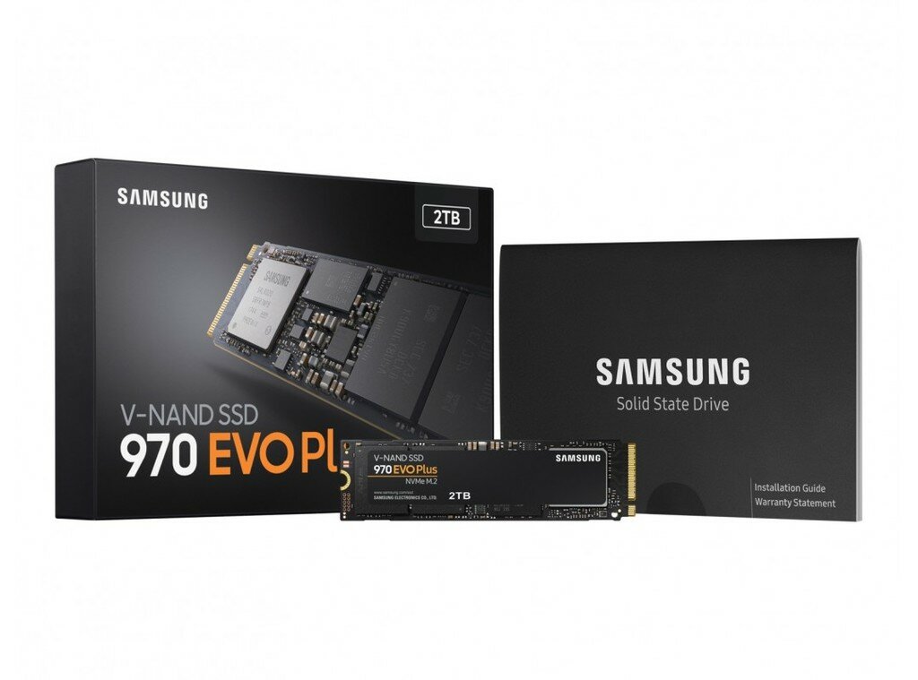SSD Samsung 970 EVO Plus MZ-V7S2T0BW 2 ТБ M.2 NVMe, оригинал