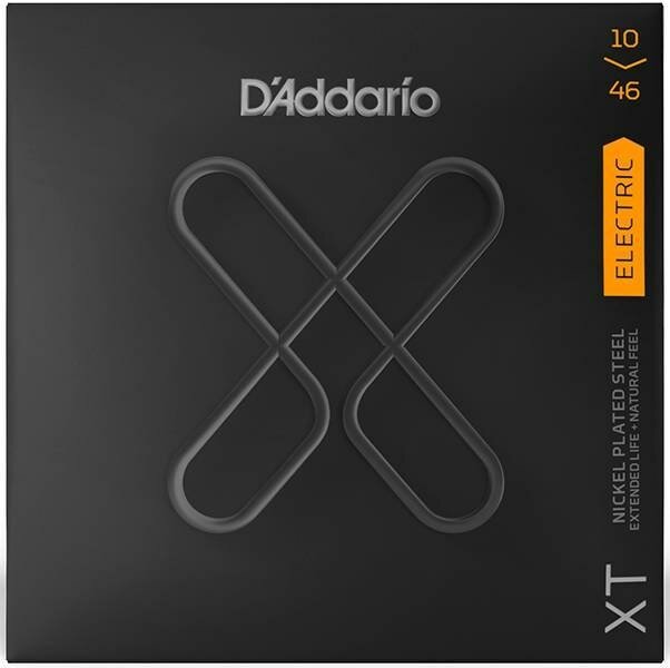 D'addario XTE1046 XT Комплект струн для электрогитары, никелированные, 10-46, с покрытием