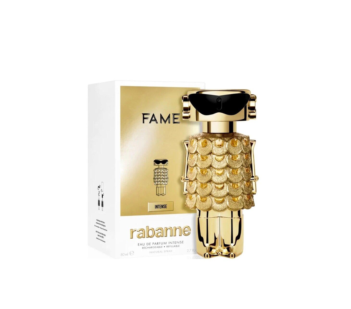 Rabanne Fame Intense 80 мл парфюмерная вода женская, цветочные, древесные, мускусные