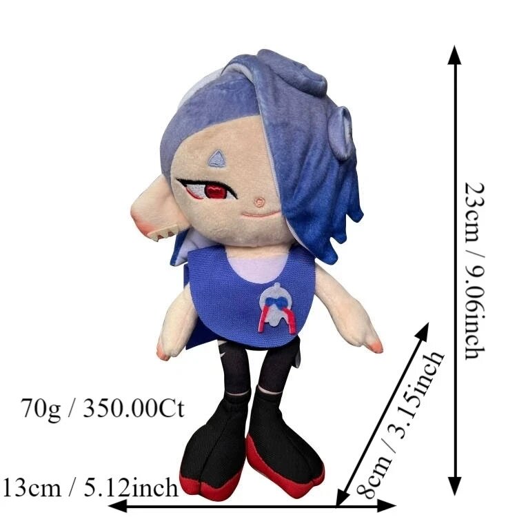 Плюшевая игрушка Splatoon Sasa Ghost, 23cm
