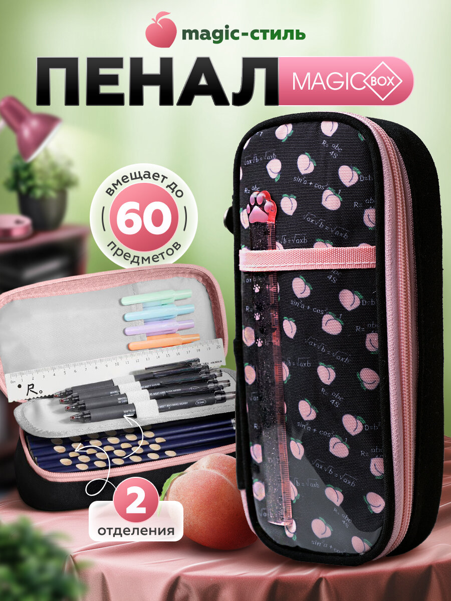 Пенал школьный для девочек MAGIC BOX