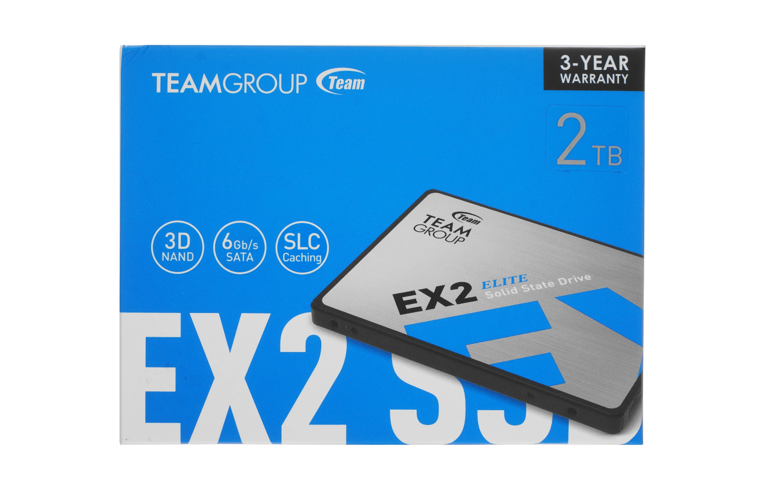 Твердотельный накопитель 2000 ГБ 2.5" SATA TEAMGROUP EX2 [T253E2002T0C101]