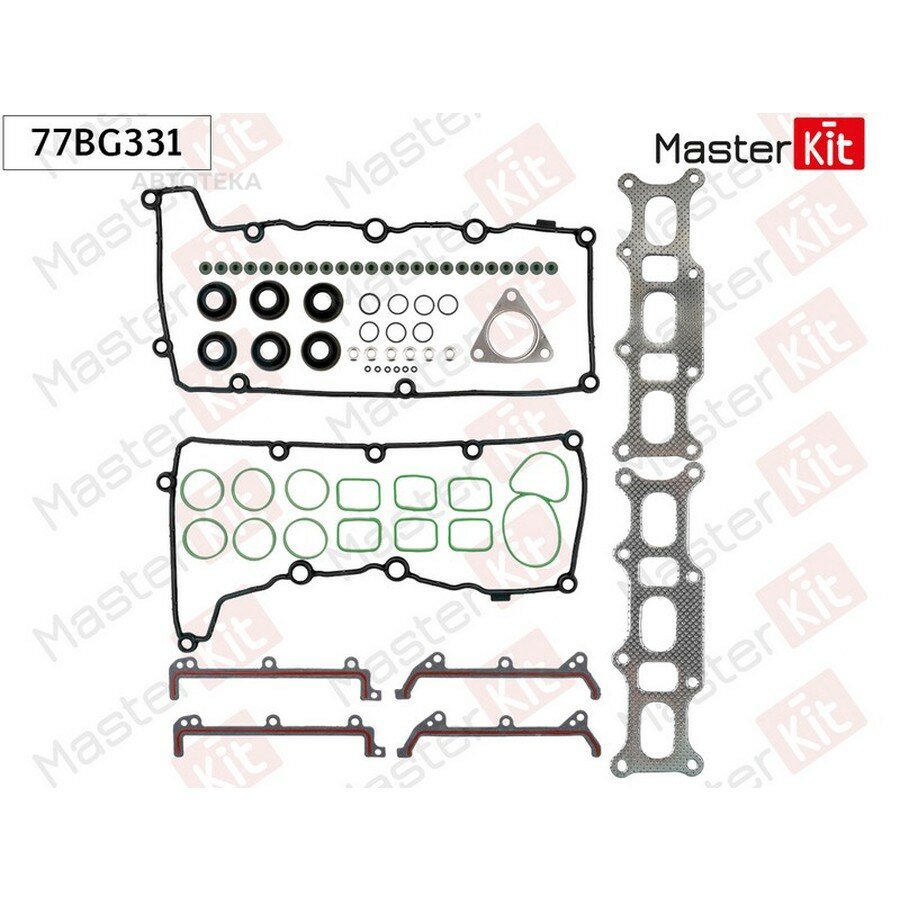 Комплект прокладок ГБЦ VW TOUAREG (7P5 7P6) CASACNRB 77BG331 MASTERKIT 77BG331