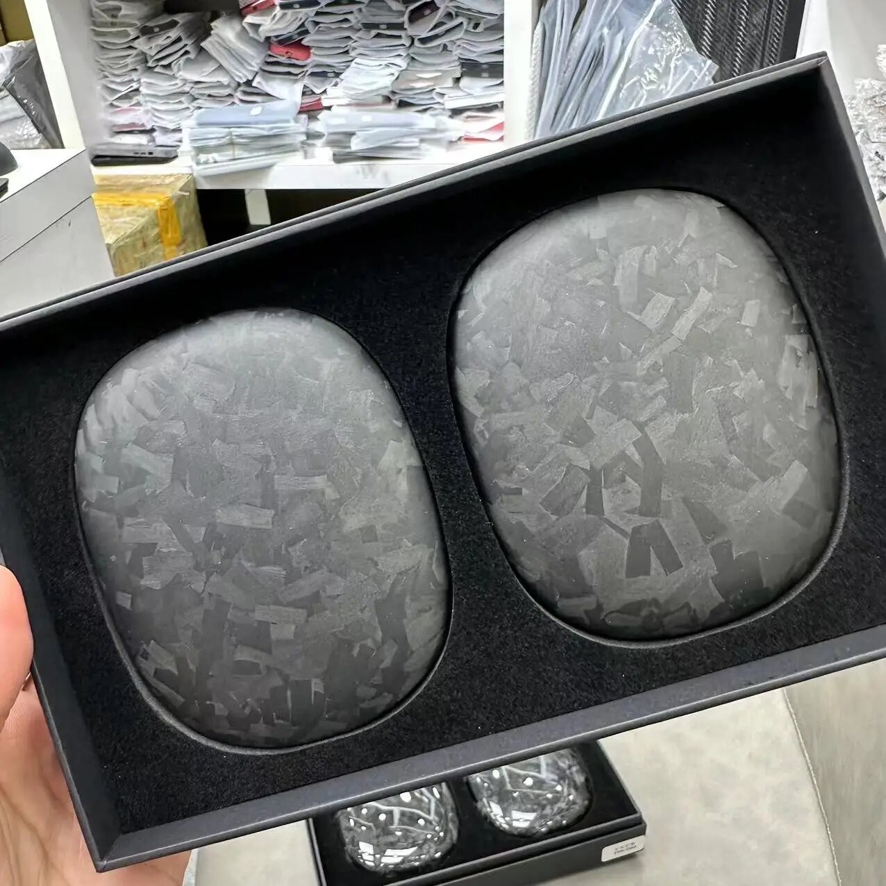 100% настоящий чехол из чистого углеродного волокна для Airpods Max, ультратонкий защитный Color 1