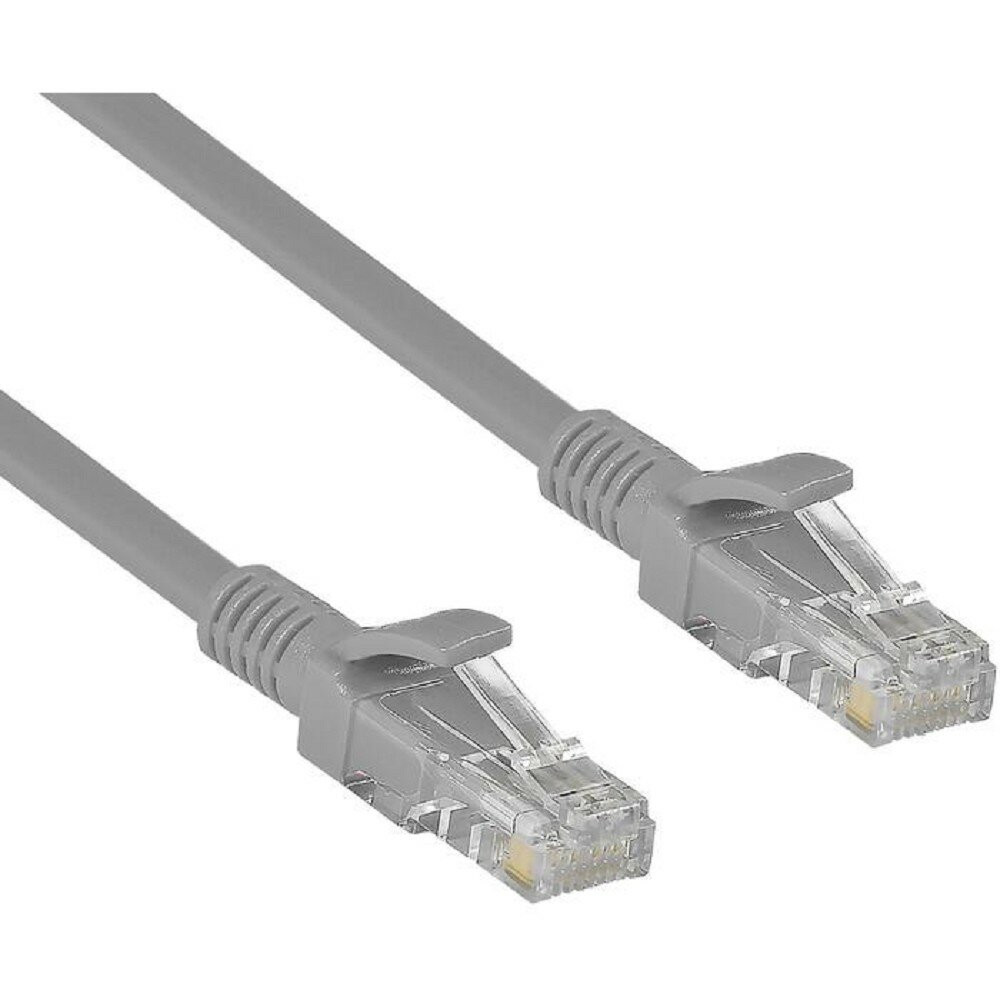 Патч-корд интернет кабель Exegate UTP-RJ45-RJ45-C6-1M-GY U/ UTP cat.6 1 м серый