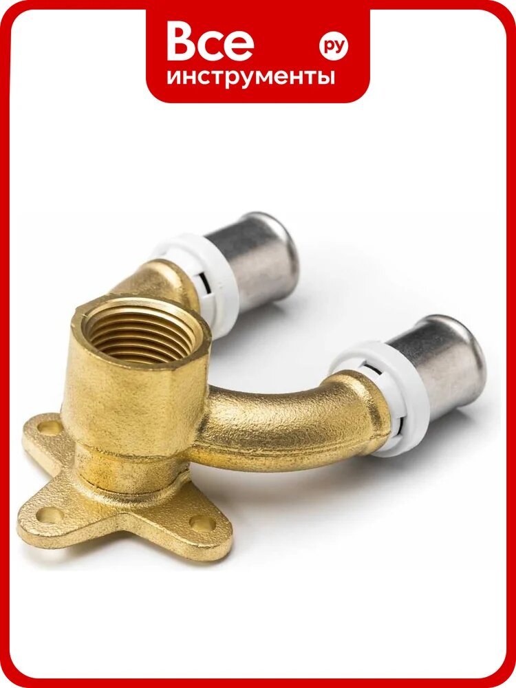 Водорозетка RIIFO Omni U-образная, пресс, латунь, 16-1/2"ВР-16 1100049753