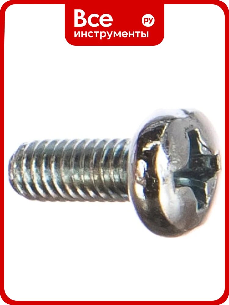 Винт DIN7985 с полукруглой головкой оцинкованный М4x10 10 шт Zitar 103009