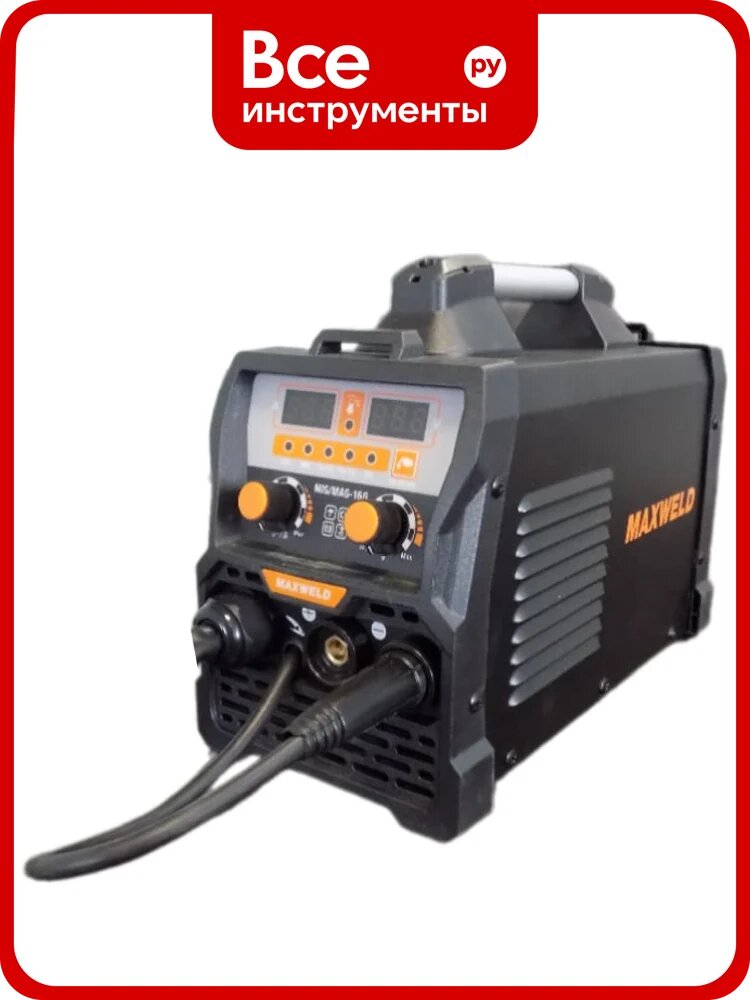 Сварочный аппарат Maxweld MIG/MAG-160 (gas/no gas) MIG/MAG160, для сварки легированных и нелегированных сталей