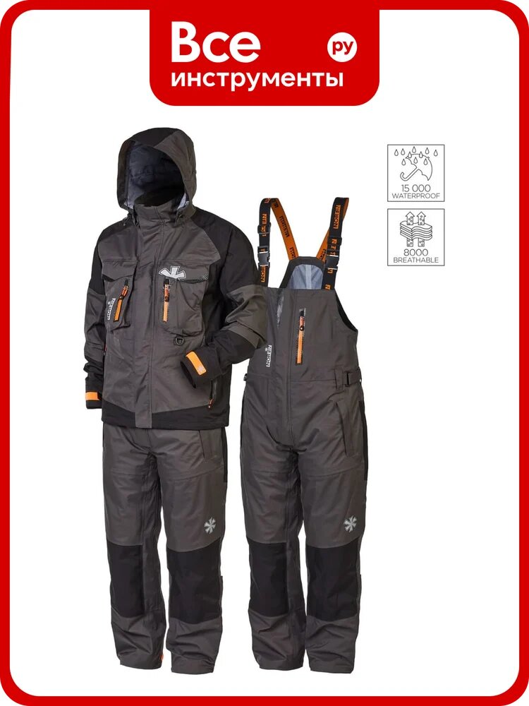 Демисезонный костюм NORFIN PRO DRY 3 02 р. M 514402-M, M 514402-m подходит для рыбалки практически в любую погоду