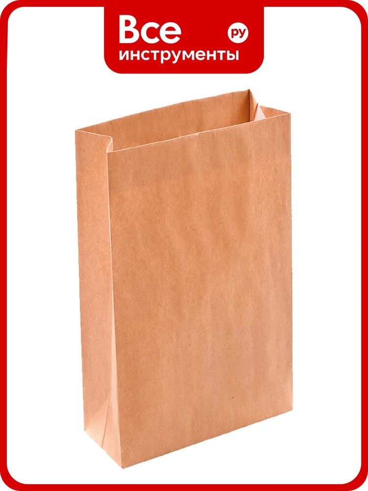 Бумажный крафт пакет LAIMA 18x12x29 см, 100 шт, плотность 90г/м2, ECO CRAFT 609683