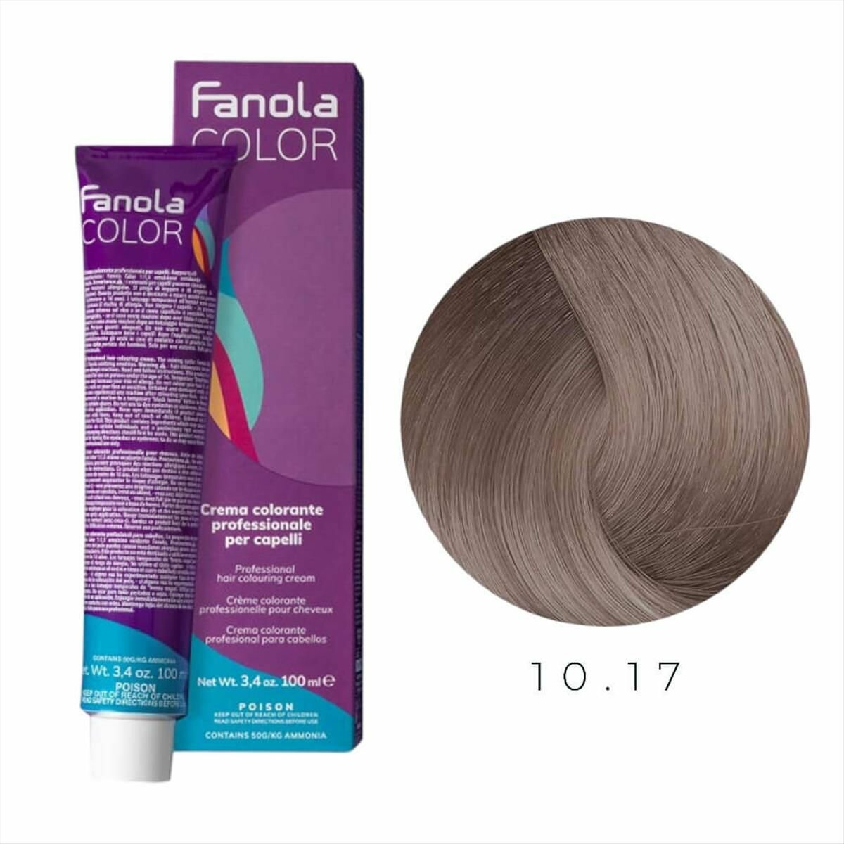 Краска для волос Fanola Color Professional Hair Colouring Cream 10.17 100 мл