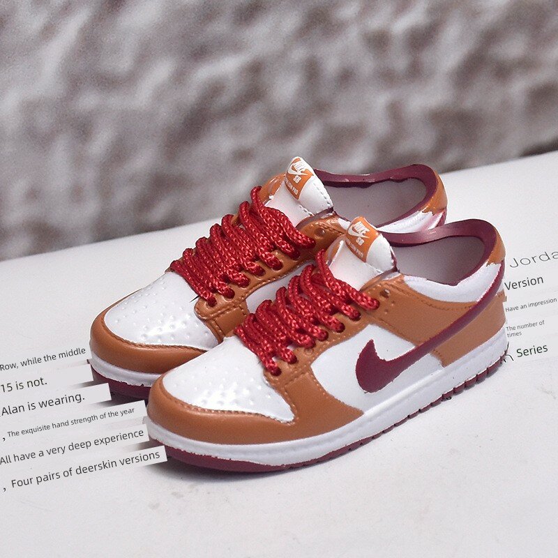 Мини-модель кроссовка DUNK 1/6 масштаба Rookie для стола и автомобиля, подарок