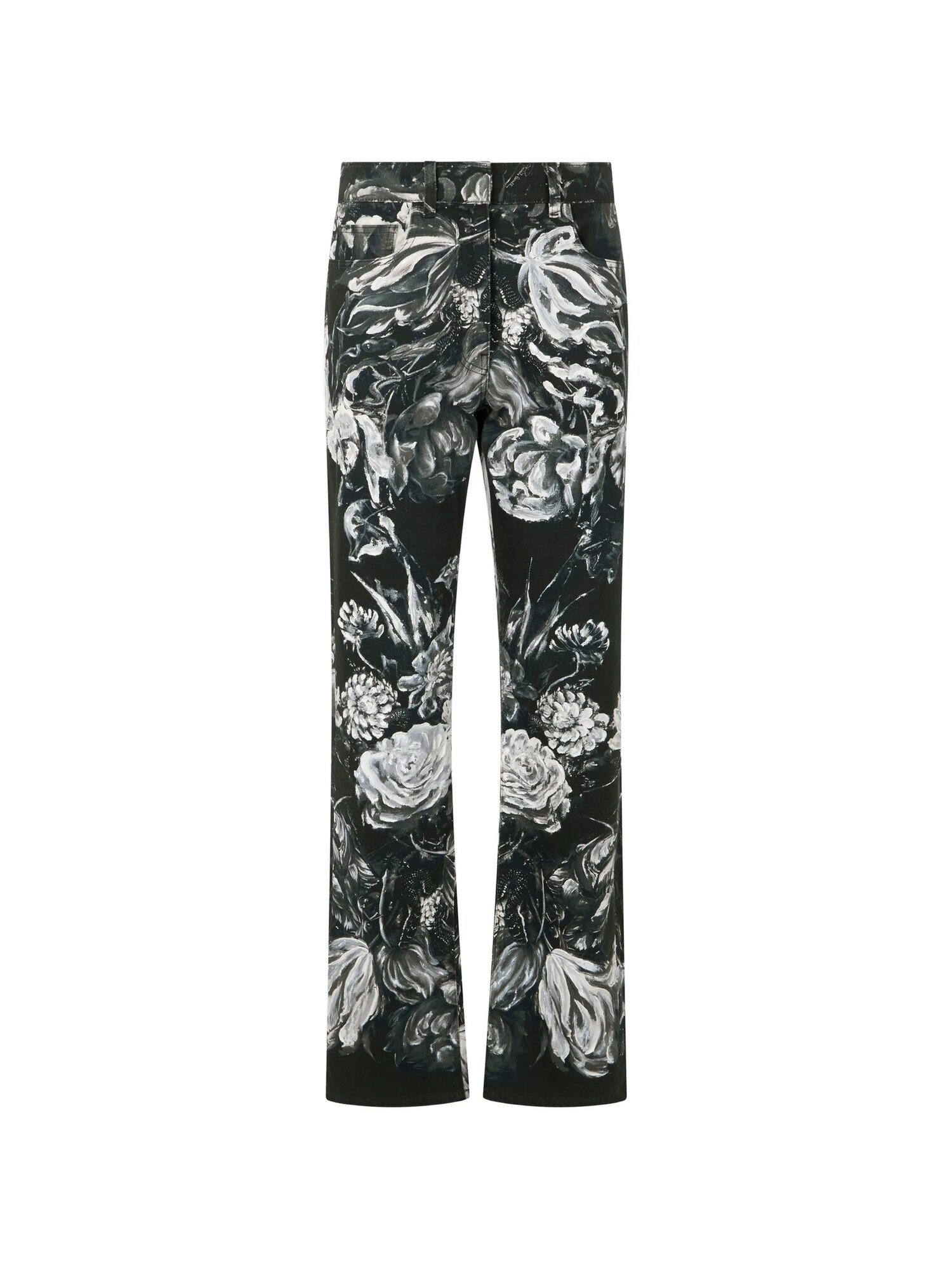 Джинсы Roberto Cavalli Floral-print jeans, размер 42 — фото 1