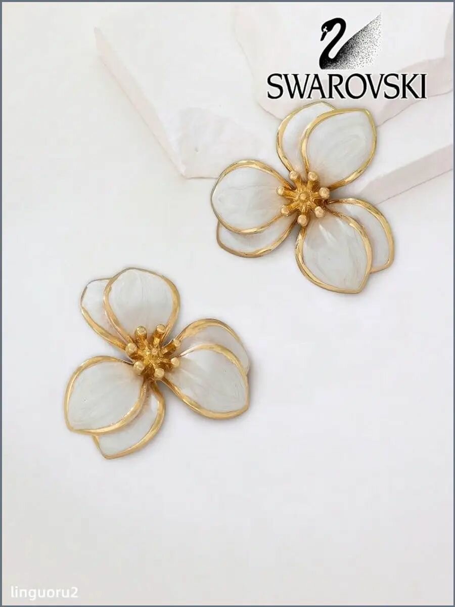 Swarovski Серьги люстры — фото 1