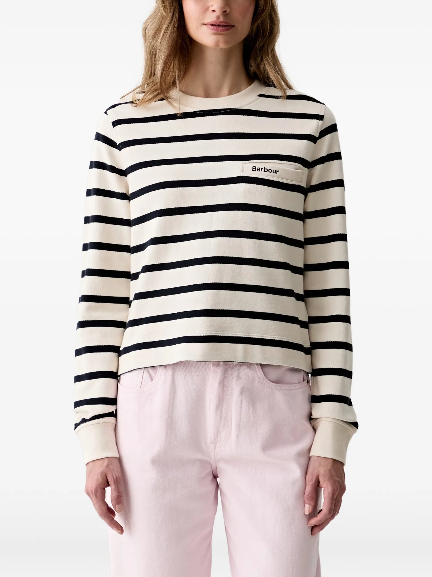 Толстовка Aylesby striped-pattern chest-pocket sweatshirt