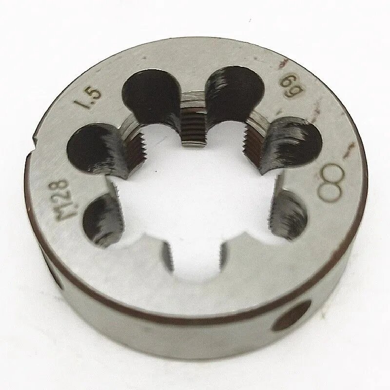 Плашка ручная, М28х1,5, Сталь инструментальная, 1 штука, FUDO