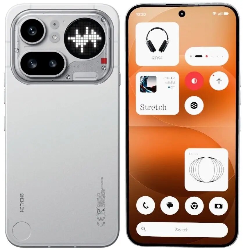 Смартфон Nothing Phone (4A) Pro 12/256Gb Silver (Global)