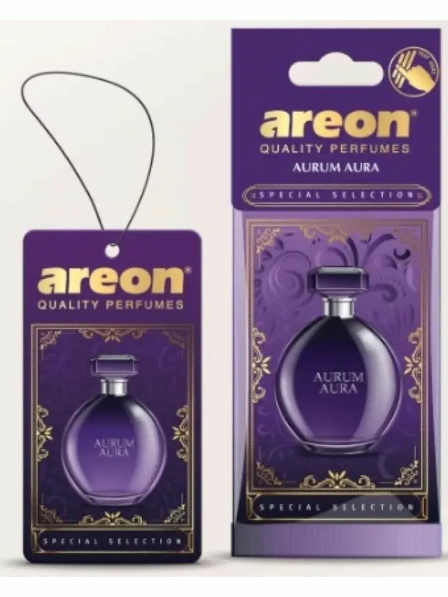 Ароматизатор для автомобиля "Areon" VIP Aurum Aura, подвесной