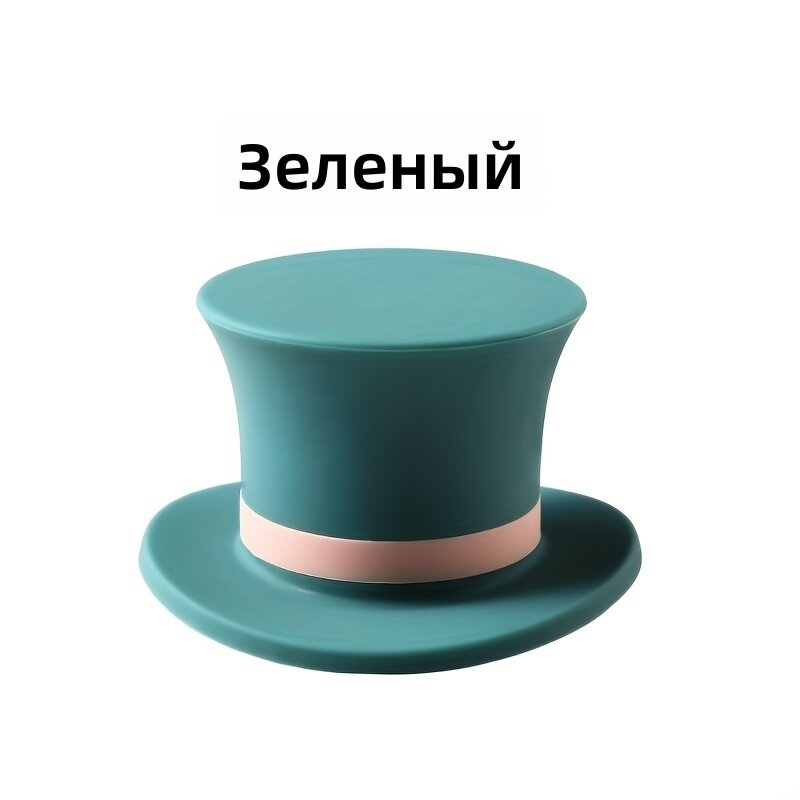 Силиконовая пробка для вина многоразовая, зеленая, 1 шт.