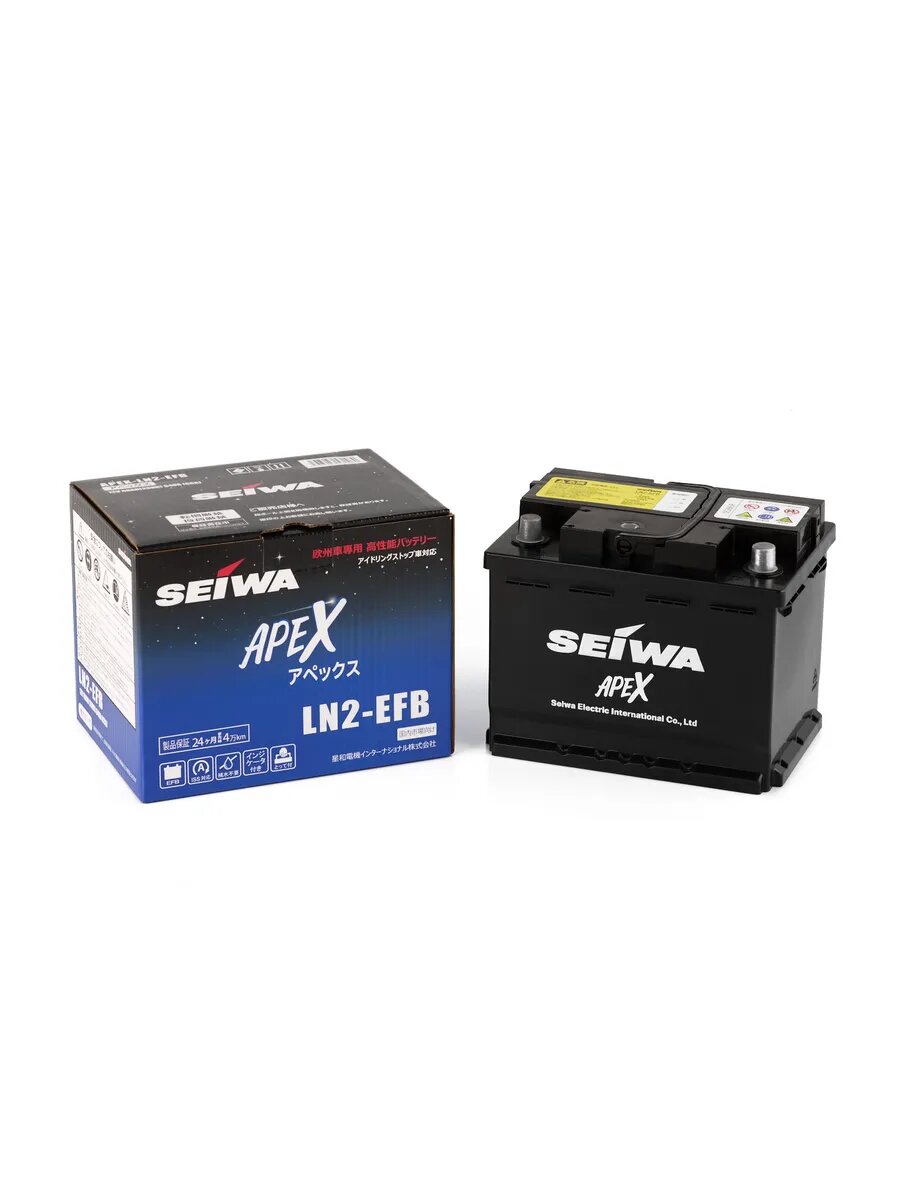 Аккумулятор SEIWA Apex LN2-EFB 60 12V 60Ач обр. пол.