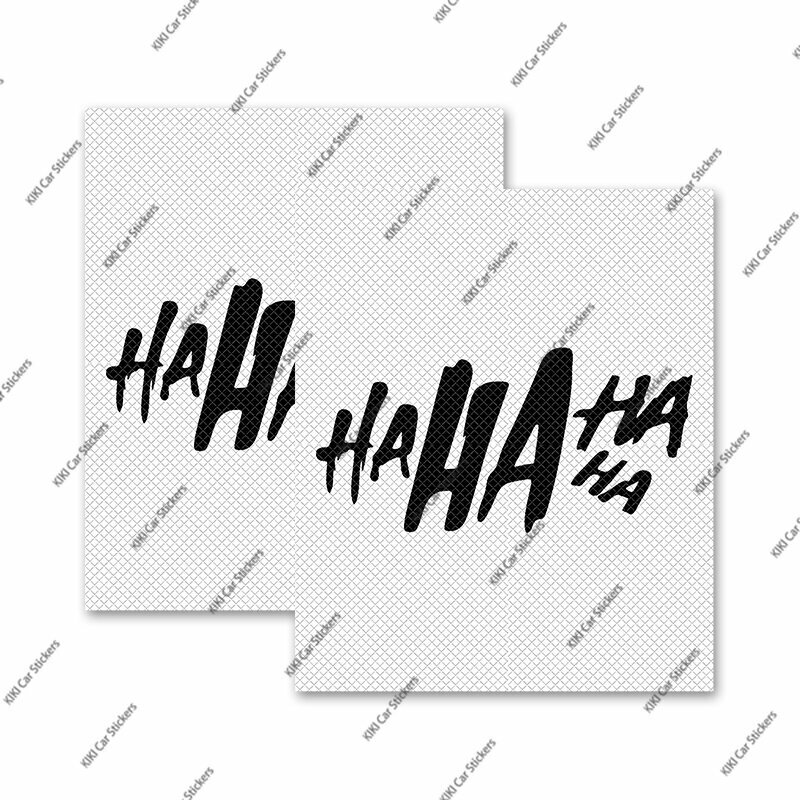 Декоративные наклейки с надписью HAHAHA в стиле граффити для шлемов и рулей мотоциклов, велосипедов и электросамокатов, 12x10 см, 2 шт