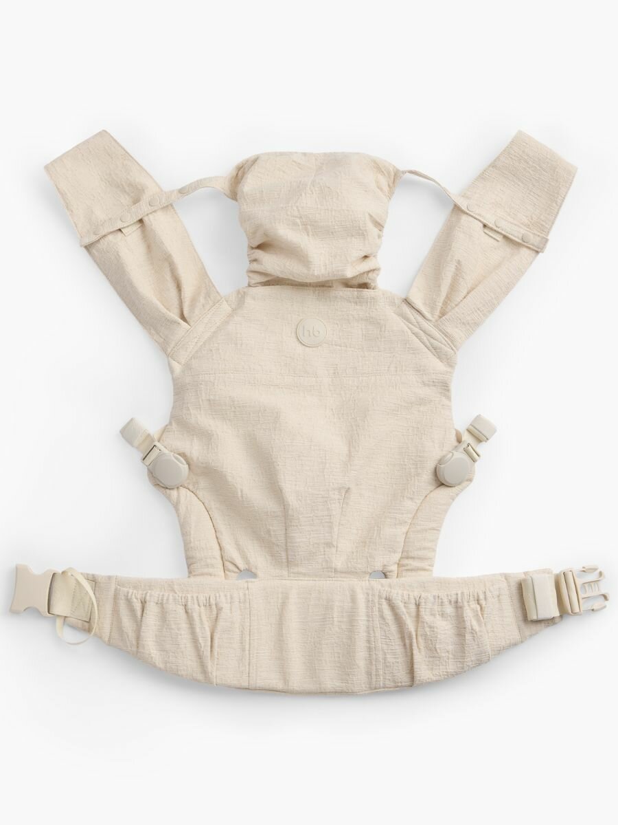 40109, Рюкзак-переноска для детей BABYHUG Happy Baby, кенгуру для новорожденных, кенгуру-рюкзак для малышей, молочный