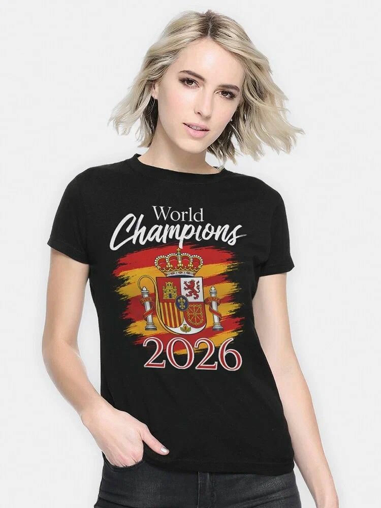Футболка Сборная Испании Чемпионы мира 2026