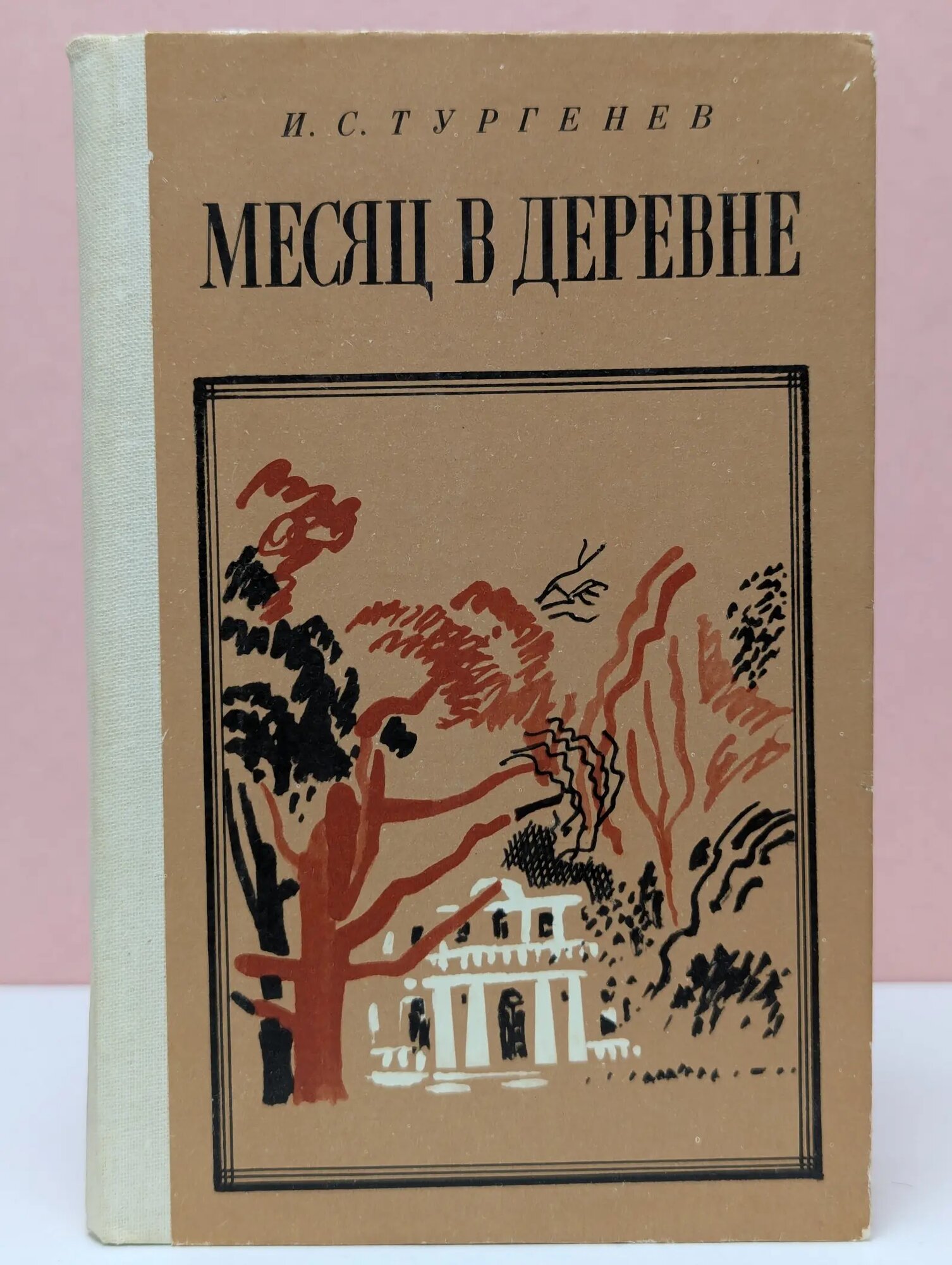 Школьная библиотека. Месяц в деревне Тургенев Иван Сергеевич 1983