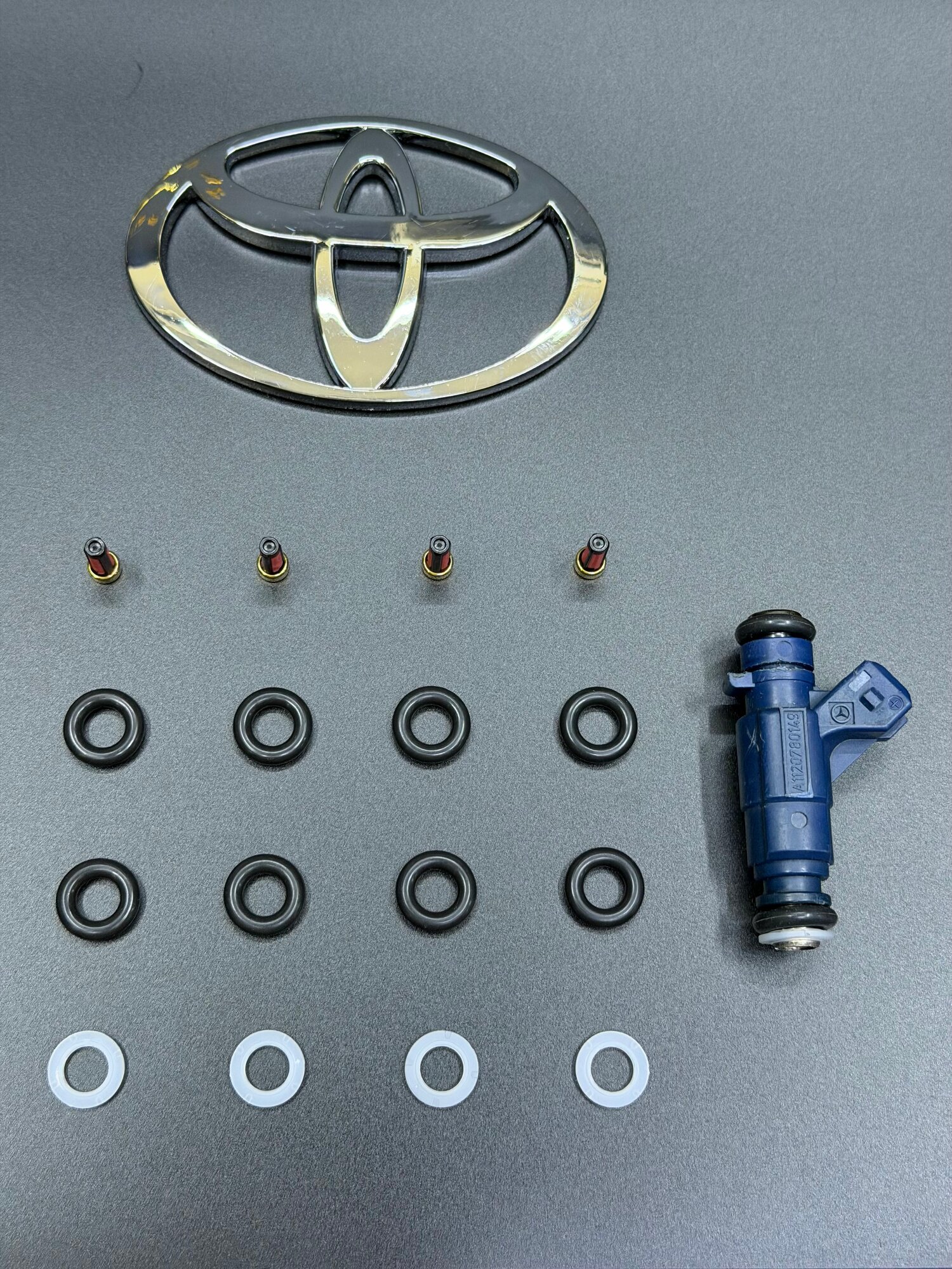 Ремкомплект форсунки; ремкомплект на 4 инжектора для Toyota Avensis 220 4A/7AFE EURO