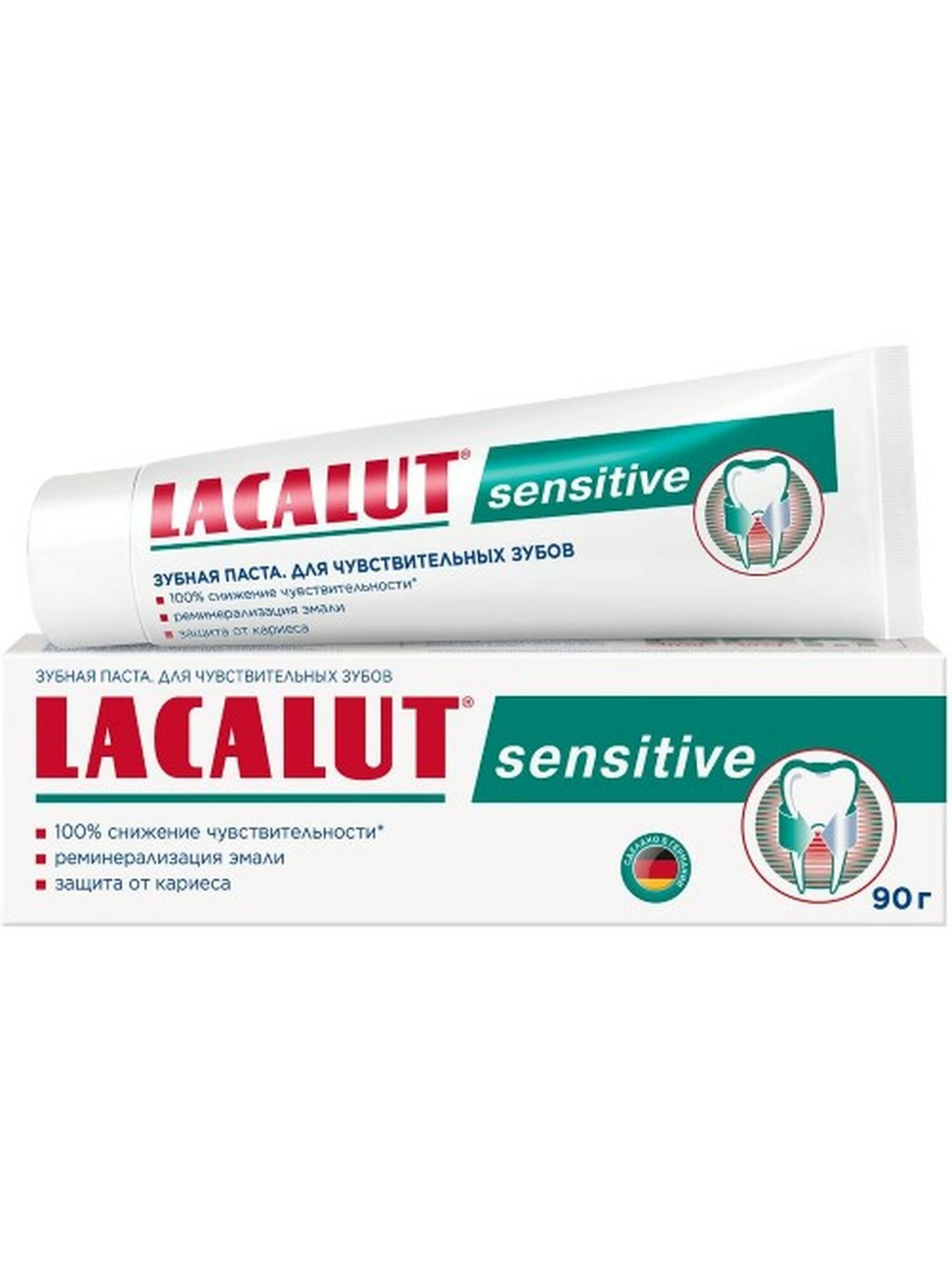 LACALUT зубная паста SENSITIVE 90,0 — Паста зубная - 90 г, туба в уп