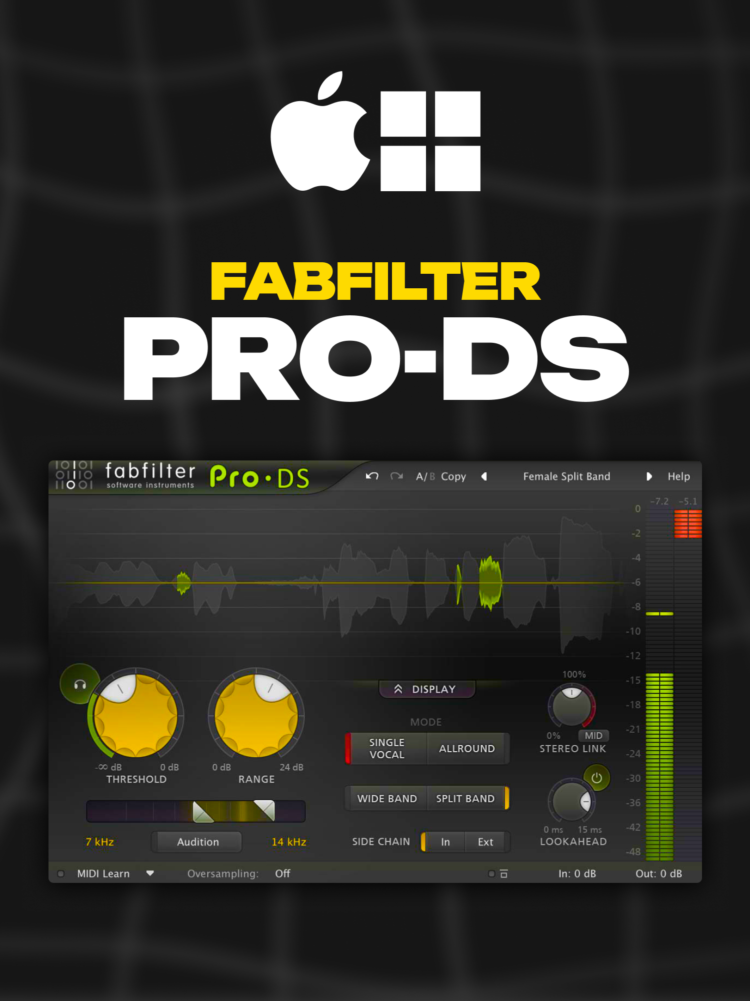 FabFilter Pro-DS (Бессрочная лицензионная активация) для macOS & Windows